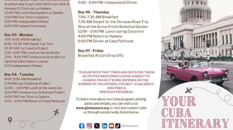 Brochures - Globe Aware - Adventures in Service